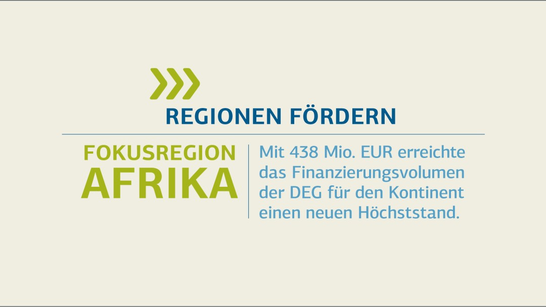 DEG – Mehr als Finanzierung | KfW